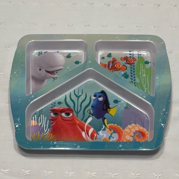 Disney | Dining | Disney Finding Nemo Plastic Compartment Plate | Poshmark